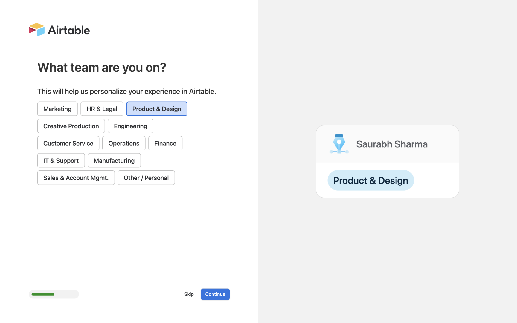 Airtable | UI, UX Design | SaaS | Application Design | saas ui